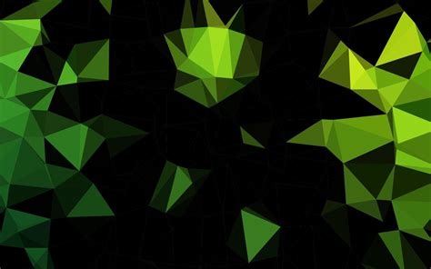Light Green Vector Shining Triangular Background 13399957 Vector Art At Vecteezy
