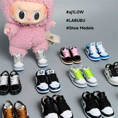 Mini Shoes Labubu Labubu Labubu Shoes Aj1 Model Vinyl Toy Figure Low