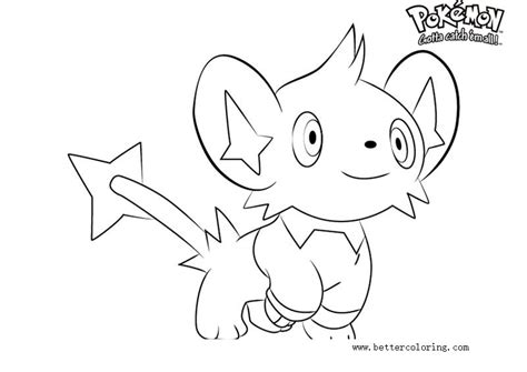 Pokemon Shinx Coloring Pages Sketch Coloring Page Pokemon Shinx Coloring Pages Sketch Coloring Page