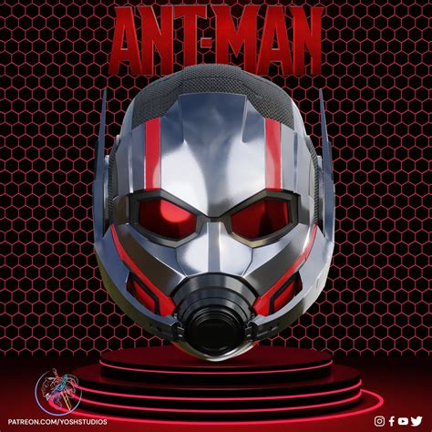Buy Ant Man 3 Quantumania Helmet 3d Print File Stl Online In India Etsy