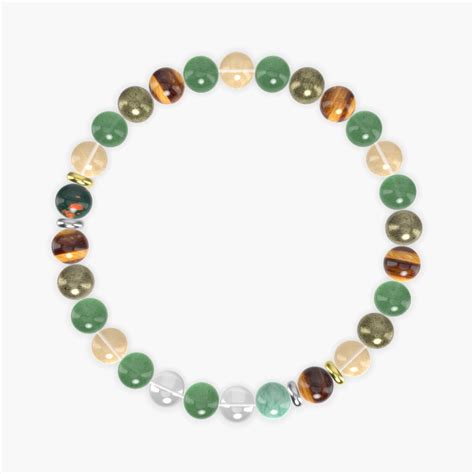 Aventurine Tiger Eye Citrine And More Gemstone Bracelet By Laxmanvt