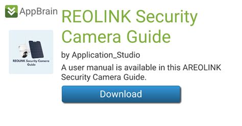 Reolink Security Camera Guide For Android Free App Download