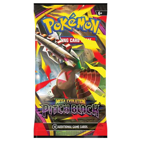 Pokémon Pitch Black Booster Box Mega Evolutions Card