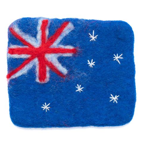 Wool Australian Flag Toy Meowboxshop