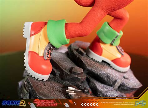 Sonic The Movie Sonic Vs Knuckles Knuckles Statue [first 4 Figures] Amiyafigure New Figure