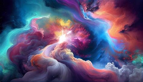 Premium Ai Image Generative Ai Galactic Drift An Abstract Cloud