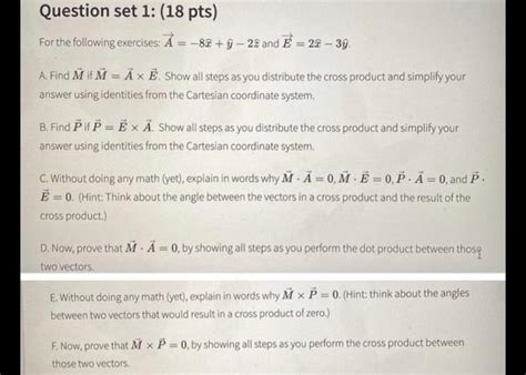 solved question set 1 18 pts for the following exercises