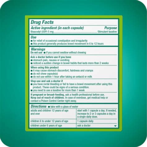 Dulcolax Stimulant Laxative Liquid Gels Constipation Related Symptom