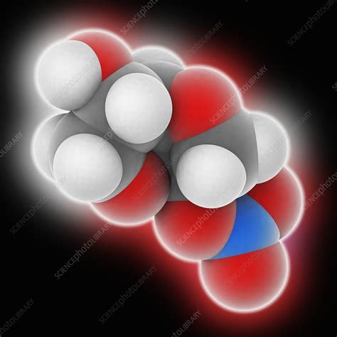 Isosorbide Mononitrate Drug Molecule Stock Image C025 7619 Science Photo Library