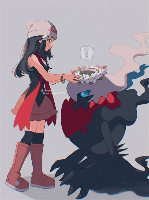 Dawn And Darkrai Pokemon And 1 More Drawn By Mikakami1e Danbooru