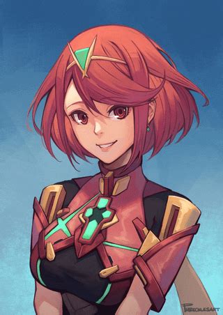 Pyra fan art by me : r/Xenoblade_Chronicles