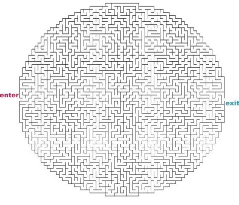 Printable Mazes Difficult Printable Mazes Difficult