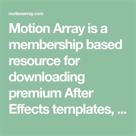 Motion Array After Effects Templates Printable Word Searches