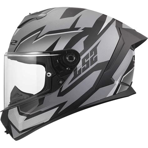 Ls2 Ff820 Rapid Iii Xtrem Full Face Motorcycle Helmet Black Grey For