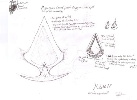 Assassins Creed Push Dagger Concept By Klobb17 On Deviantart