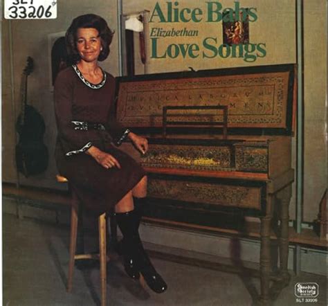 Elizabethan Love Songs Alice Babs Digital Music