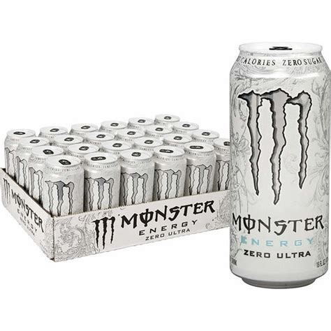 Monster Energy Strawberry Shot Zero Sugar Energy Drink 16 Fl Oz