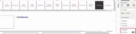 single select slicer not single selecting microsoft fabric community