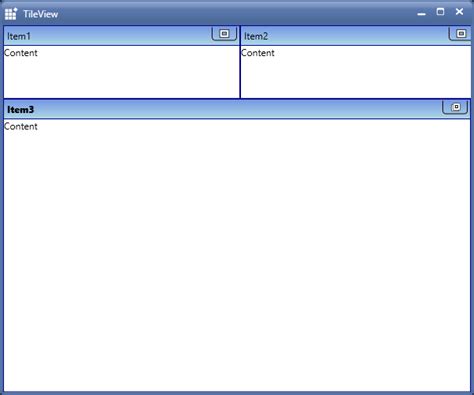 Working With Tileview In Wpf Tile View Control Syncfusion