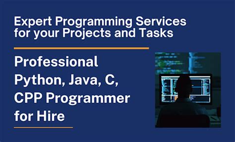 Do Python Java C Cpp Programmer For Code Development Projects And