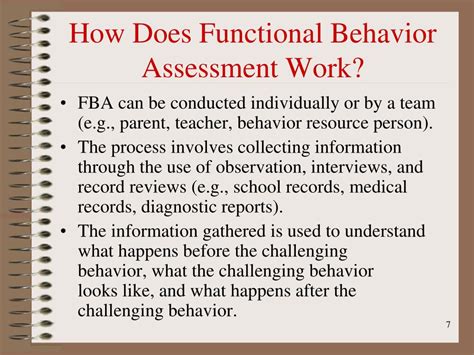 PPT Functional Behavioral Assessment FBA PowerPoint Presentation Free Download ID