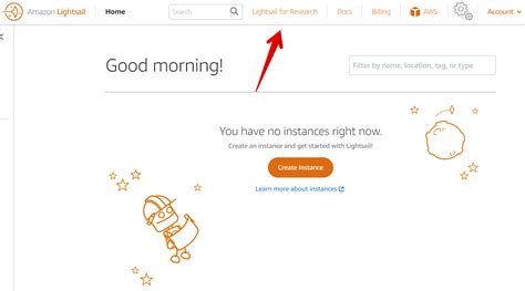 การใช้งาน Amazon Lightsail For Research Developersio