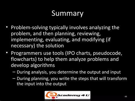 Introduction To Problem Solving In C Ppt