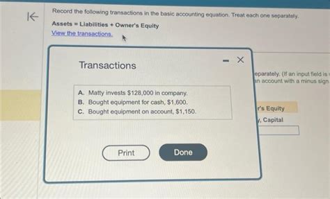 solved record the following transactions in the basic