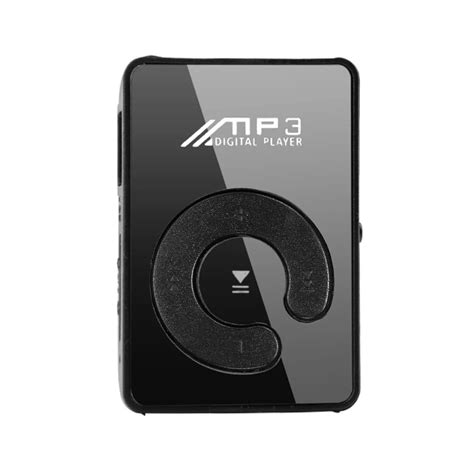 2018 New Mini Mp3 Music Player Fashion SD TF Mirror Portable MP3 Player Clip Media Player Sport