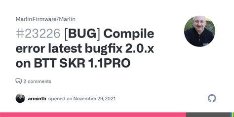 Bug Compile Error Latest Bugfix 20x On Btt Skr 11pro · Issue 23226 · Marlinfirmwaremarlin