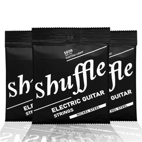 Shuffle Electric Guitar Strings Set High Carbon St Vicedeal