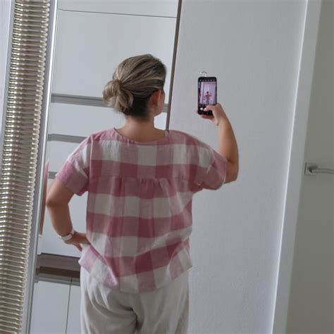 Easy Pattern Drop Shoulder Oversized Basic Top Pdf Sewing Pattern For