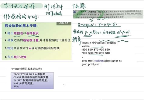 TTEST两个正态总体均值是否相等的检验 哔哩哔哩