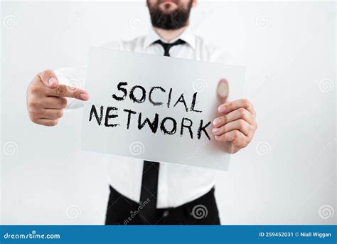 Conceptual Caption Social Network Business Approach A Framework Of Individual Linked By