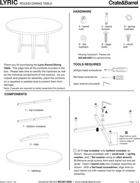 Round Glass Table Assembly Instructions At Myron Moses Blog
