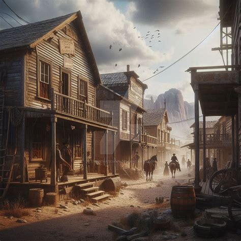Wild West Town By Damienaddams On Deviantart