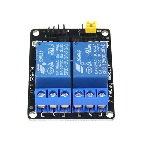 2 Channel 12V Relay Module With Optocoupler Buy Online At Low Price In India ElectronicsComp Com