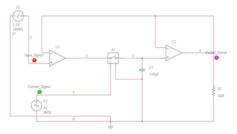 sample and hold multisim live
