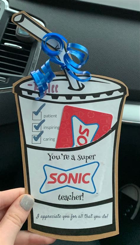 Super Sonic Teacher In 2025 Teacher Appreciation T Card Teacher