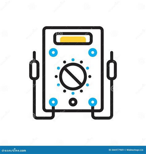 Analog Voltmeter Device With A Pointer Vector Illustration 369020158
