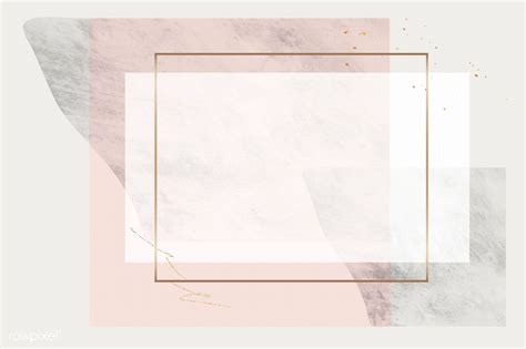 Blank Rectangle Frame Design Vector Premium Image By