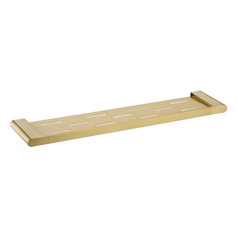 Buy Solid Brass Shelf Sleek Brushed Gold Online