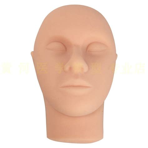 Simulation Software Head Model Beauty Micro Plastic Training Props Silicone Model Head For