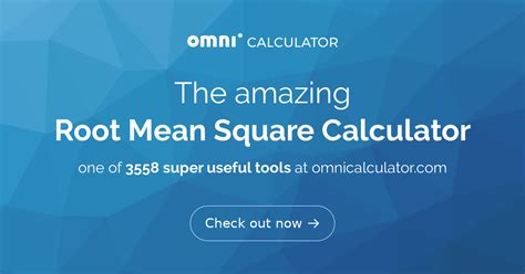 Root Mean Square Calculator