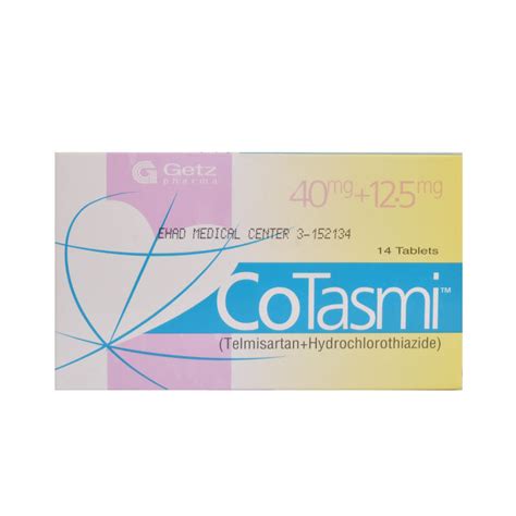 Co Tasmi 40mg 12 5mg Tab Dawa Healthcare