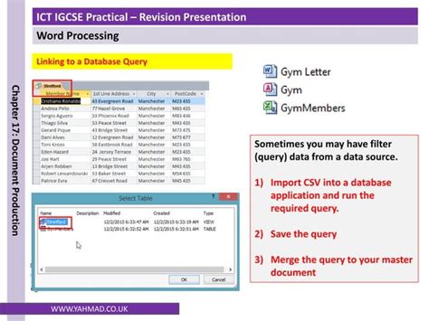 ICT IGCSE Practical Revision Word Processing Pdf Desktop Publishing Computer Software And
