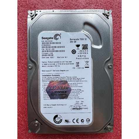 Seagate barracuda 7200 HDD มือสอง 250Gb ราคาถูก ใช้งานได้ปกติ สภาพใหม่ ...