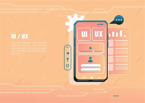 Ui Ux 배경 그라데이션 모바일 사용자 인터페이스 경험 Ui Ux 배경 배경 일러스트 및 사진 무료 다운로드 Pngtree