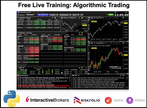 free live training event on algorithmic trading quant science posted