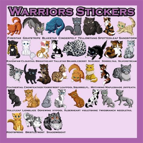 Chibi Warrior Cats What Warrior Cats Would You Like To Have As A Mini